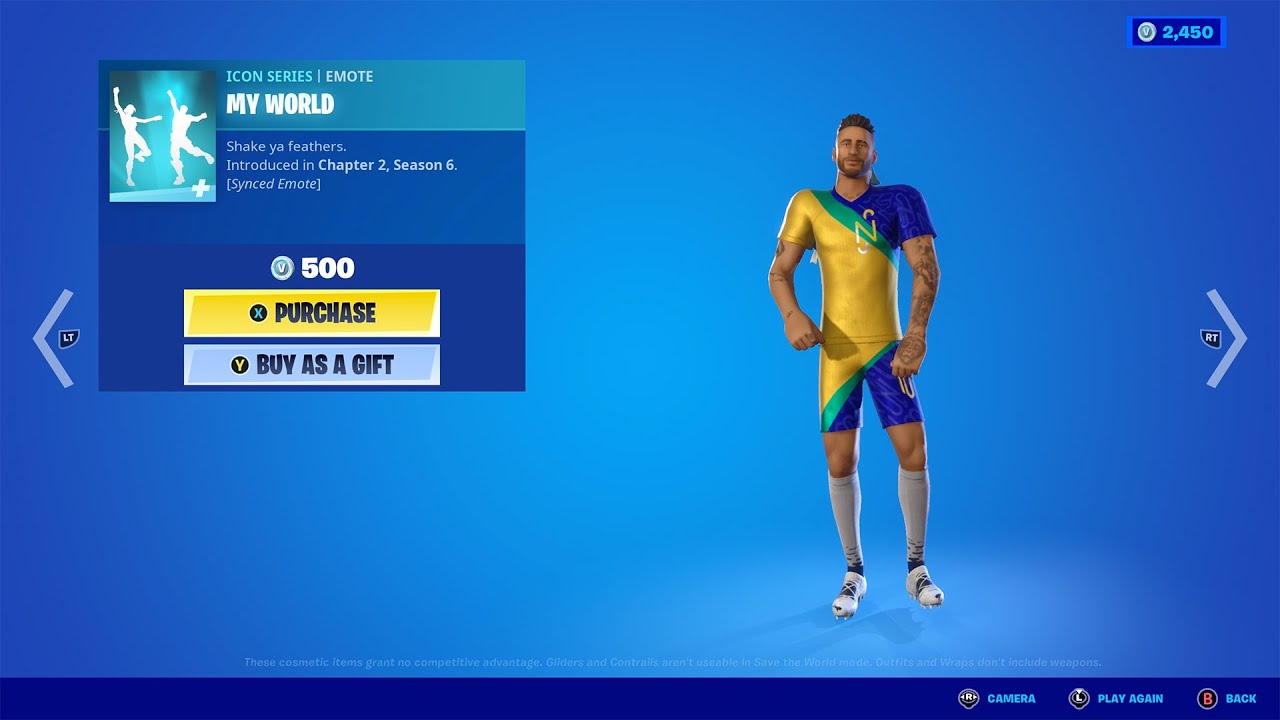 Fortnite MY WORLD Emote Showcase w/ Audio! - YouTube