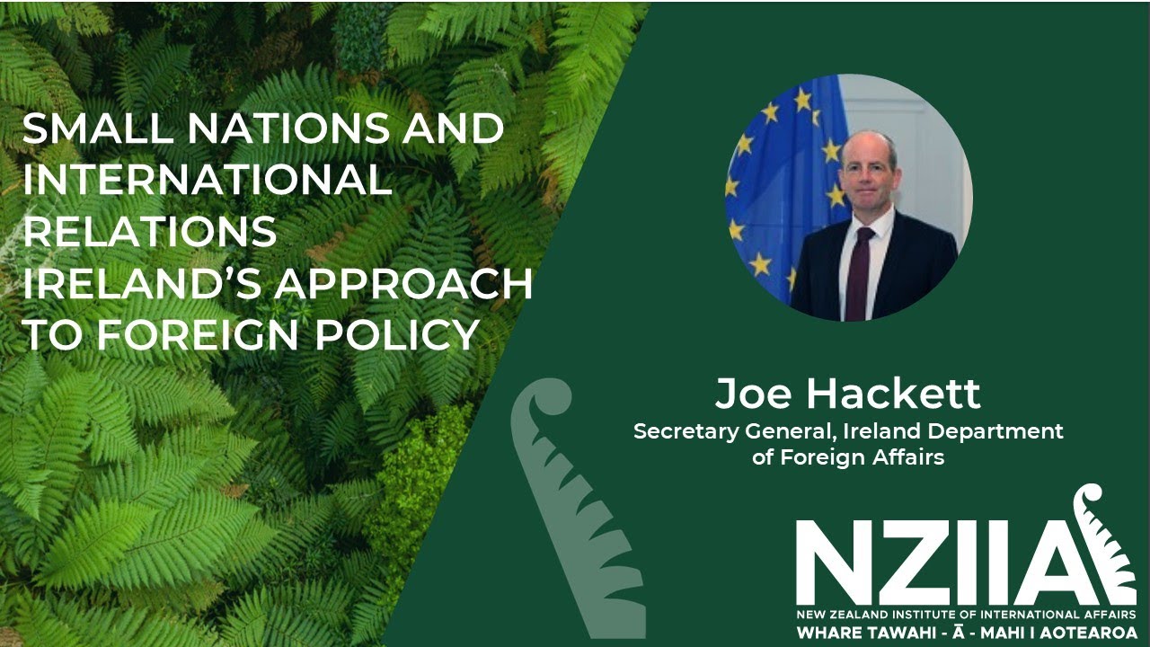 Small nations and international relations: Ireland's approach to ...