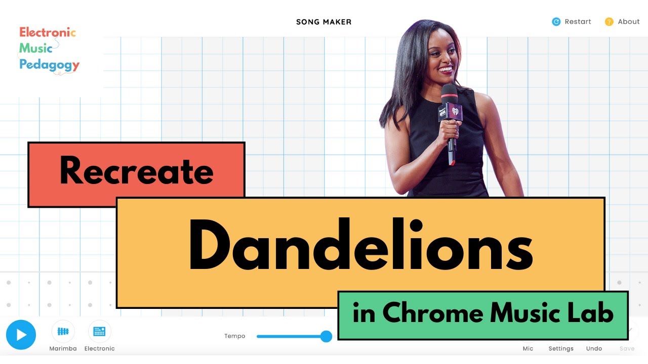 Recreate Dandelions by Ruth B on Chrome Music Lab Song Maker - YouTube