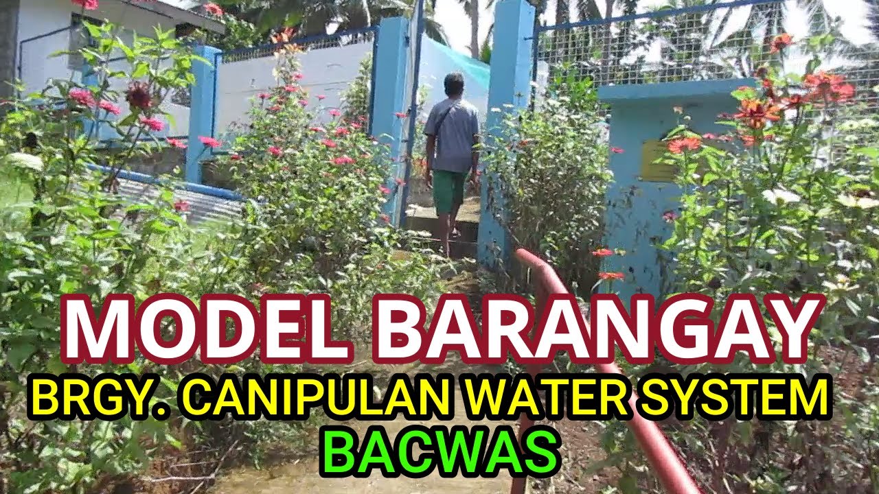 MODEL BARANGAY [ BARANGAY CANIPULAN WATER SYSTEM ] BACWAS - YouTube