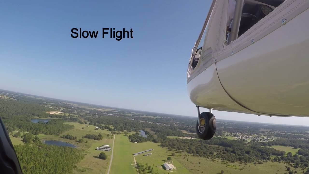 Short landing Slow flight emergency landing - YouTube