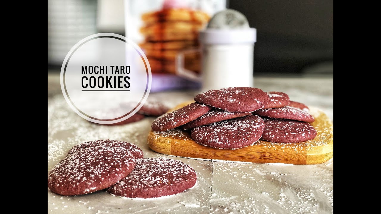 Mochi Taro Cookies | Hapa Foods - YouTube