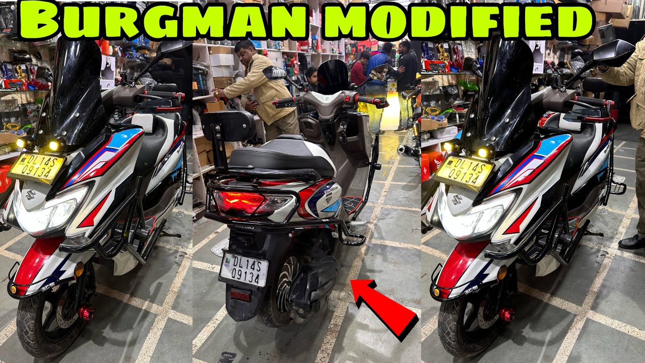 suzuki burgman 125 modified | burgman modified seat | Burgman graphics ...