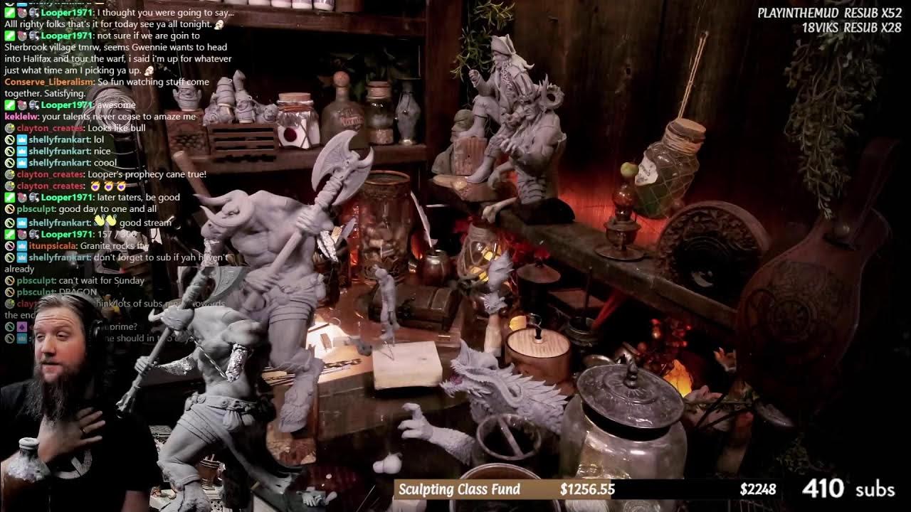 Sculpting Minotaur / Original Design / Day 21 - YouTube