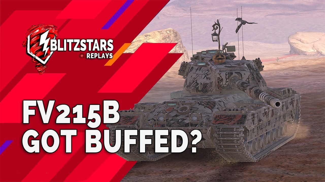 🇬🇧 FV215b – BUFFED British Heavy (Winter Update) | World of Tanks Blitz ...