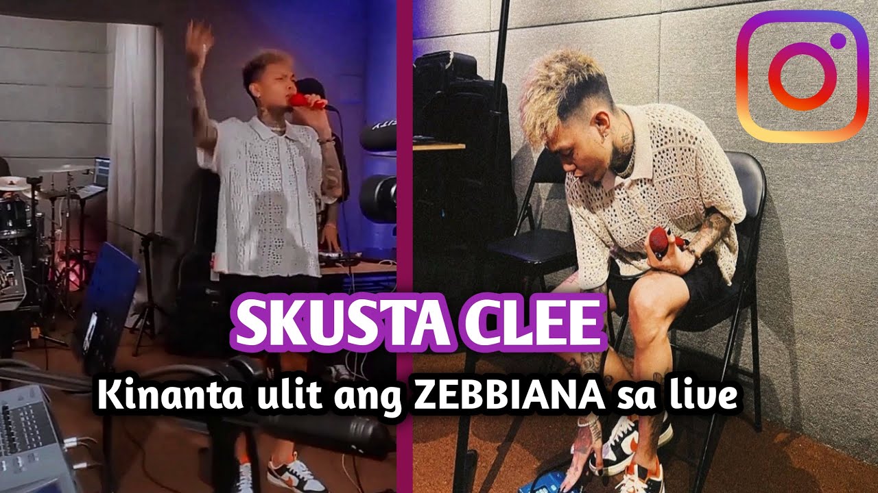 SKUSTA CLEE INSTAGRAM LIVE l ZEBBIANA KINANTA ULIT - YouTube