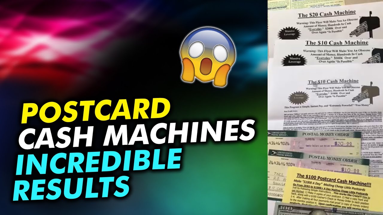 Postcard Cash Machines, Incredible Results :) - YouTube