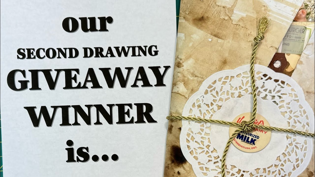 SECOND DRAWING GIVEAWAY - YouTube
