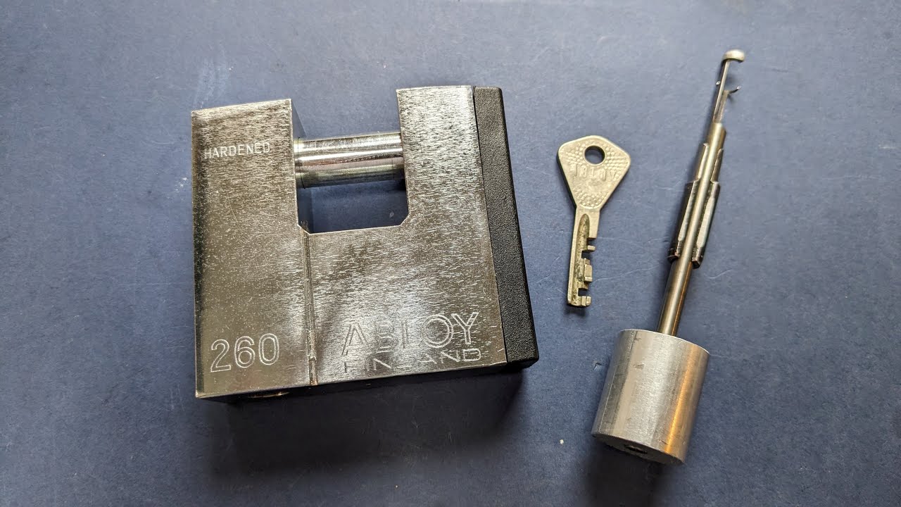 Abloy 260 with Profile core picked - YouTube