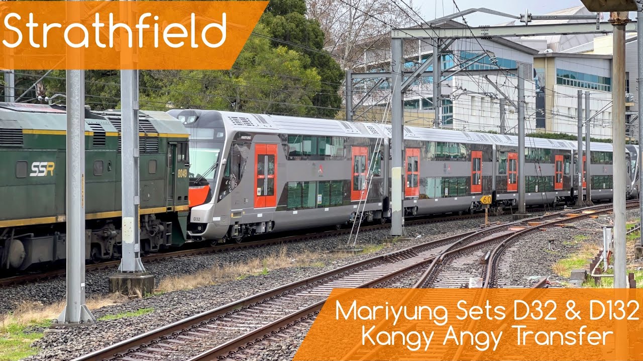 Sydney Trains Vlog 1961: Strathfield Trains - Mariyung Sets D32 & D132 ...