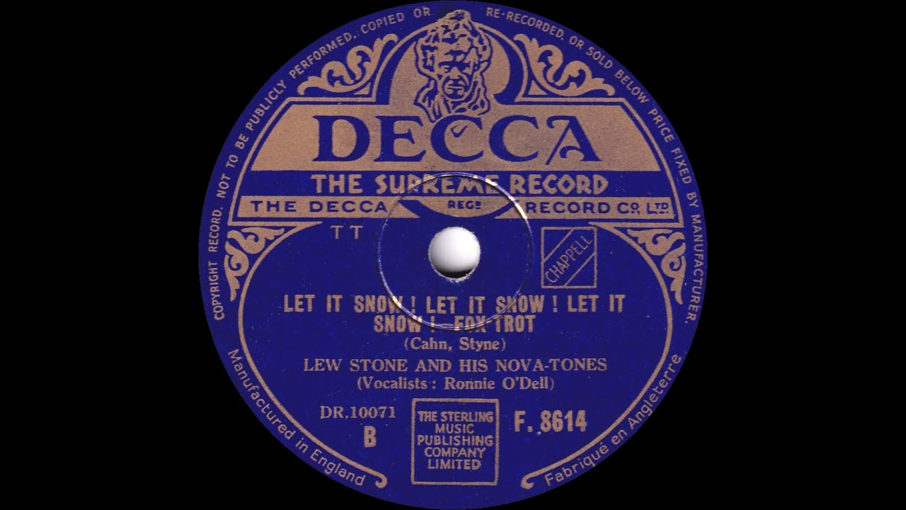 Lew Stone And His Nova Tones - Let It Snow! Let It Snow! Let It Snow ...