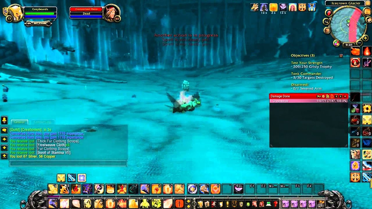 Play WoW World of Warcraft Experience Gold Farming Spot 1 Level 73 80 ...