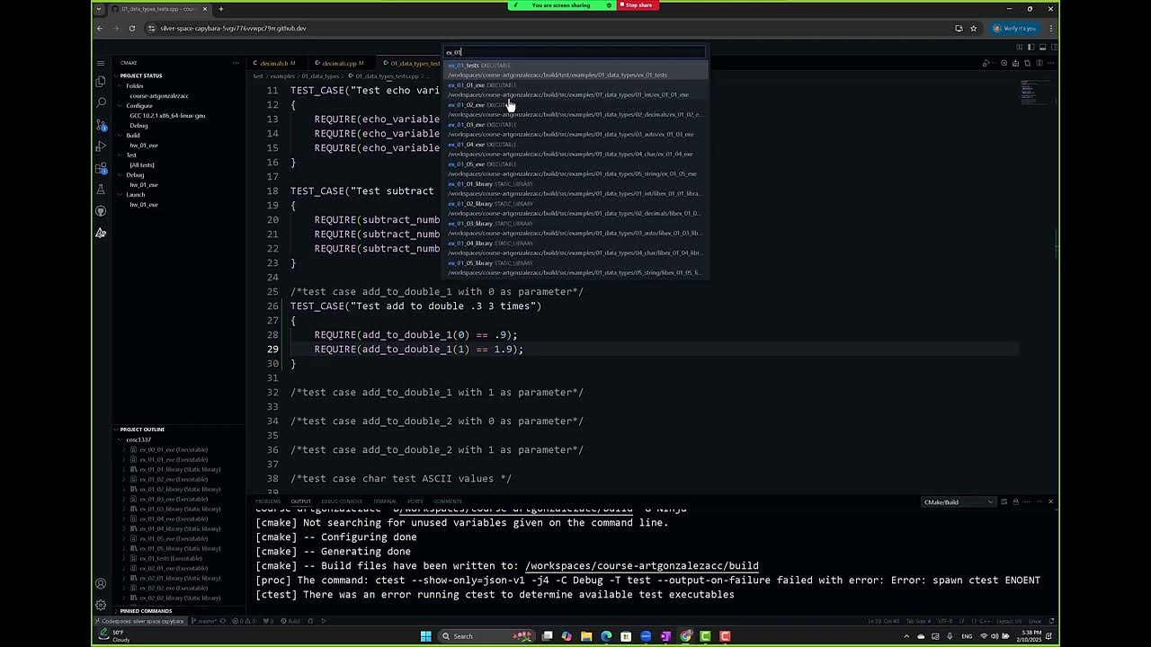 021025 COSC 1337 C++ double(decimal) unreliable for equality comparison - YouTube
