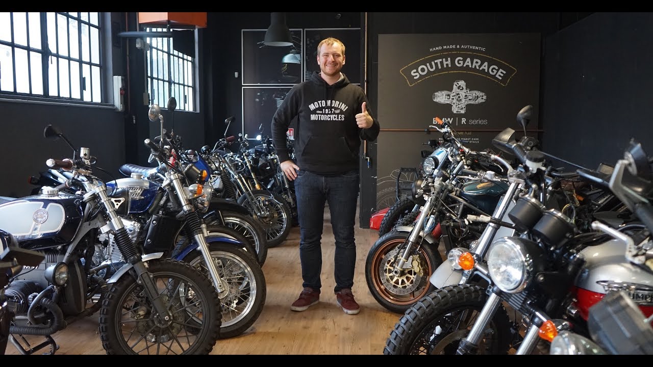 South Garage - Cafe racer workshop in Milano - YouTube