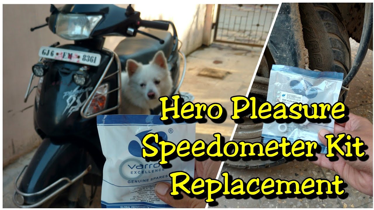 Hero Pleasure Speedometer kit replacement - YouTube