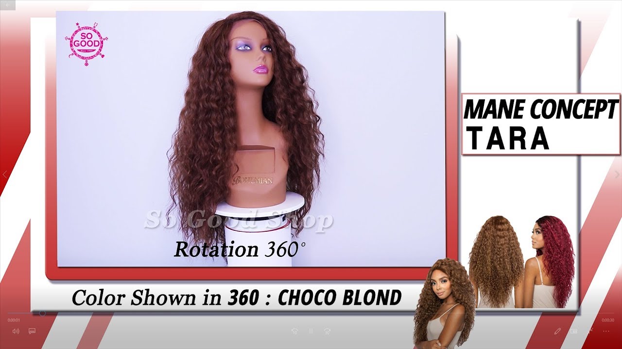 TARA - COLOR : CHOCO BLOND - THE 360 VIEW - MANE CONCEPT - YouTube