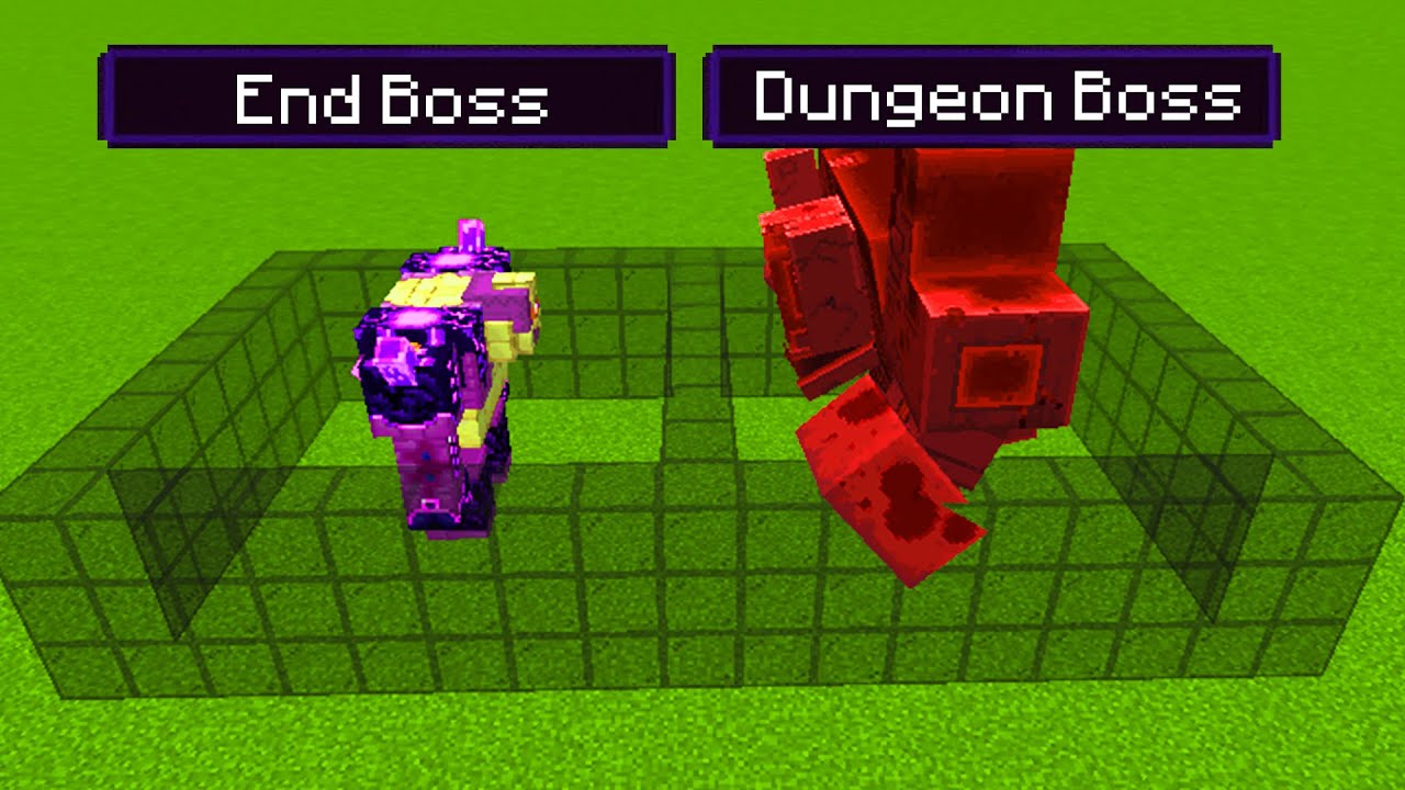Dungeons Boss vs End Bosses - YouTube