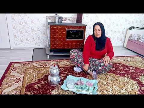 Eski usul sobada çörek yapimi