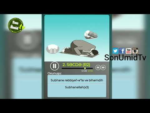 Üç rəkətli şam namazı Namaz təlimi