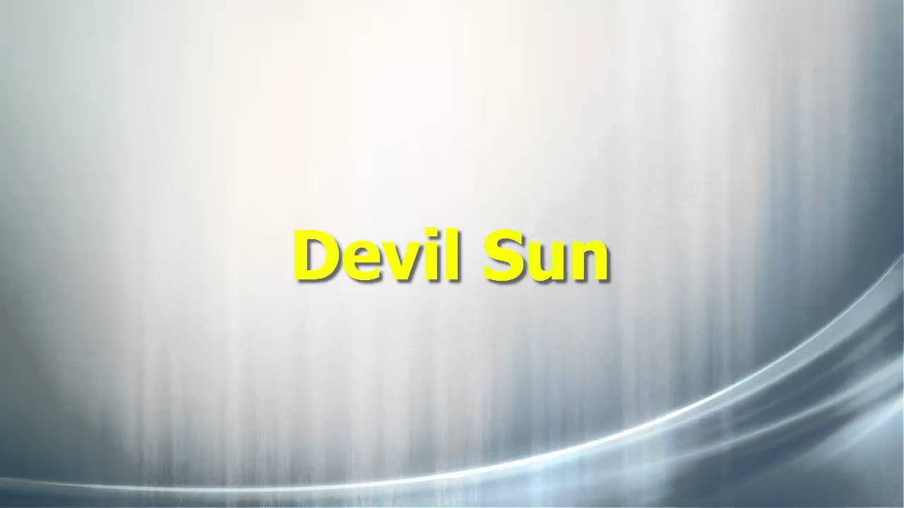 intro Devil Sun - YouTube