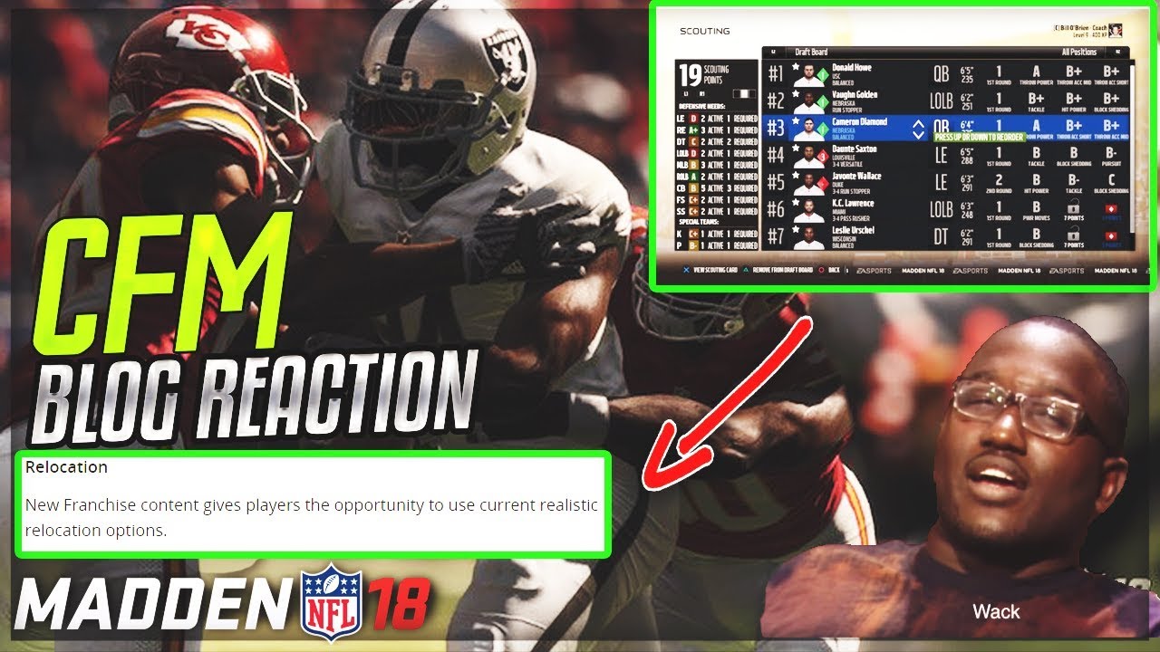 NEW RELOCATION CITIES + ALL CFM IMPROVEMENTS | MADDEN 18 CFM BLOG ...