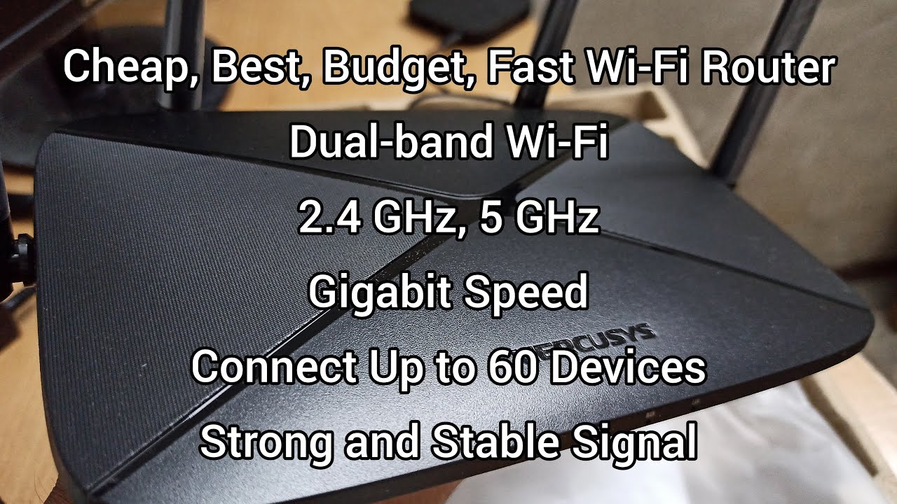 Cheap, Best, Budget, Fast, Dual-band, Gigabit Speed Wi-Fi Router ...