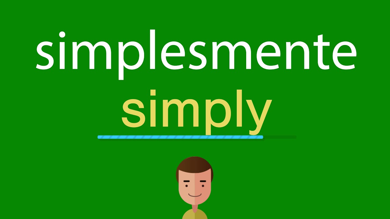 Como dizer simplesmente em inglês - YouTube