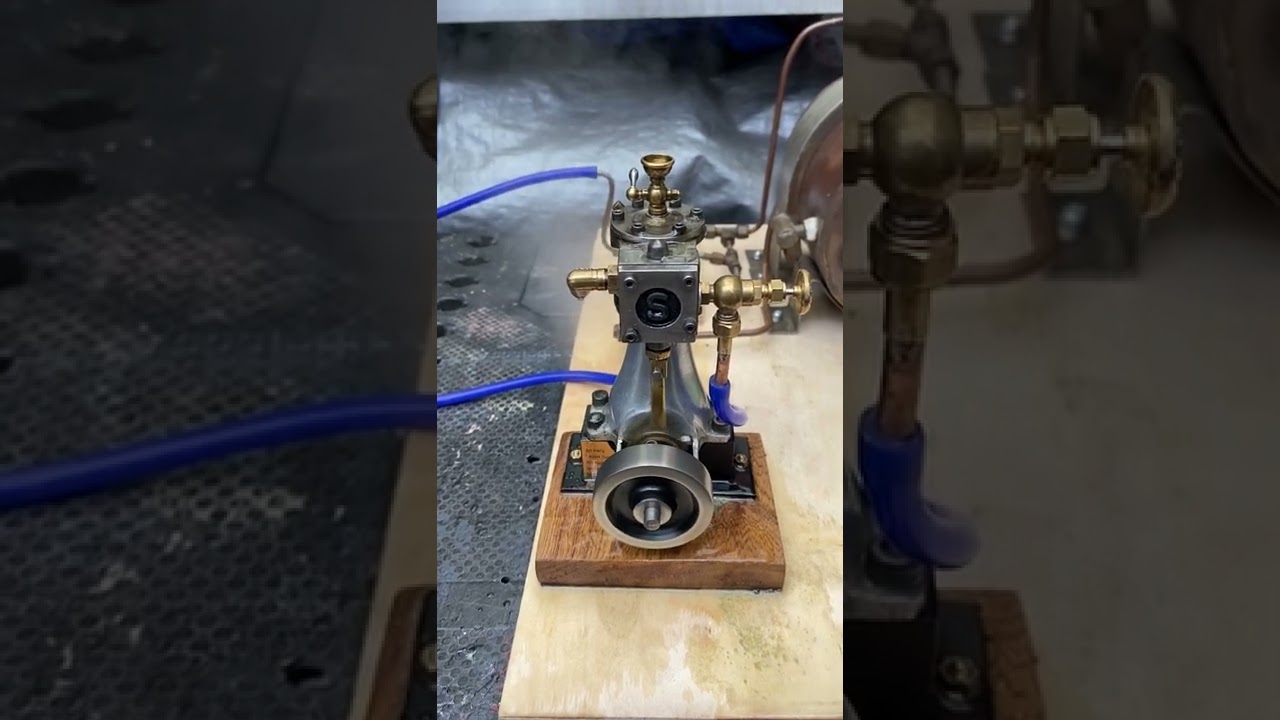 Stuart turner BB steam engine - YouTube