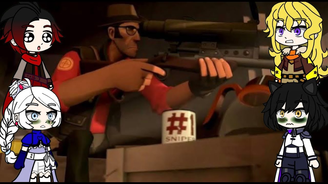 RWBY react to Meet the Sniper Team Fortress 2 (Gacha Club) - YouTube