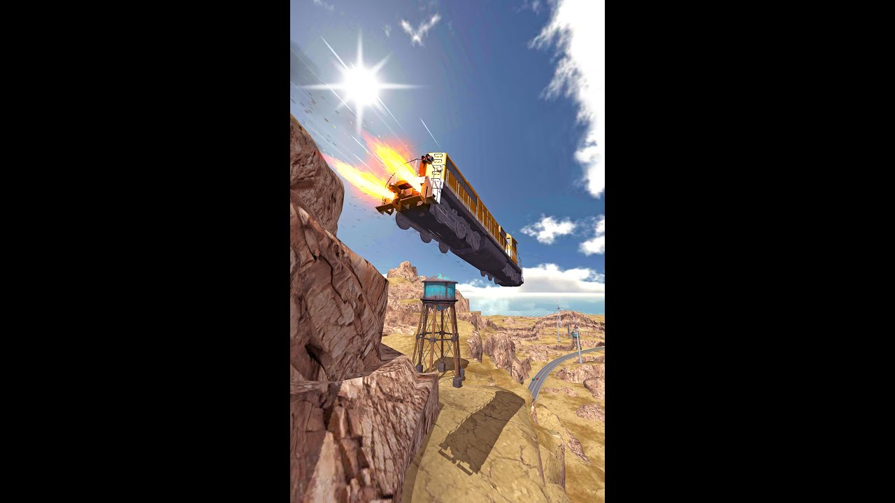 Train Ramp Jumping Game Review | Mobile Games | Train Games | Review ...