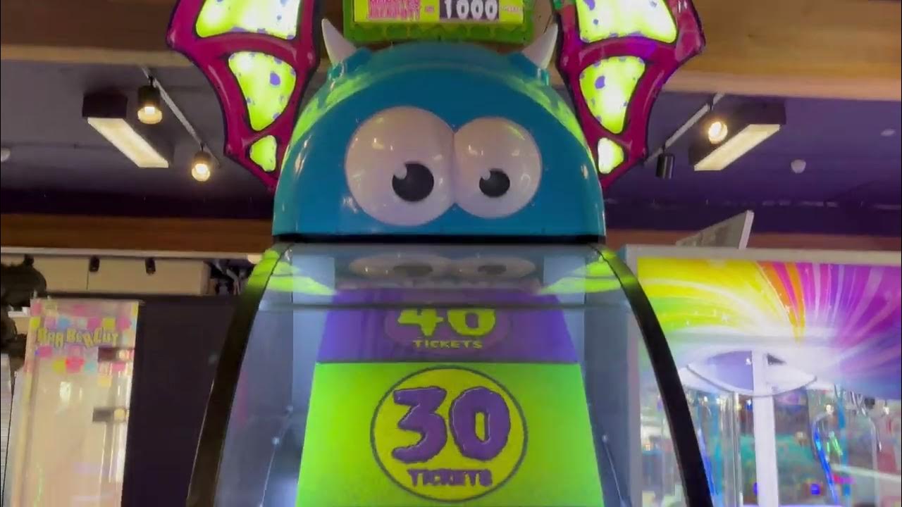 Ticket Monster Arcade Game at Funland Entertainment Center - YouTube