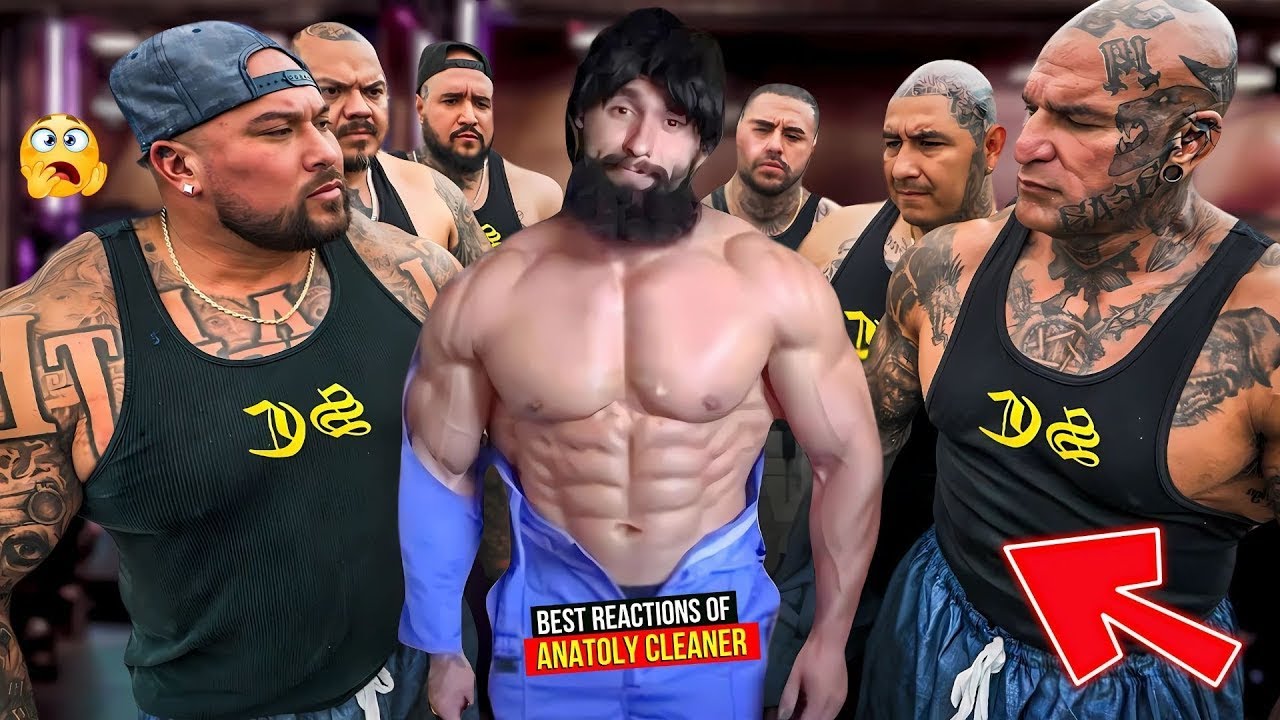 BEST BODYBUILDER VS CLEANER 💪😲 Anatoly GYM PRANK #2 - YouTube