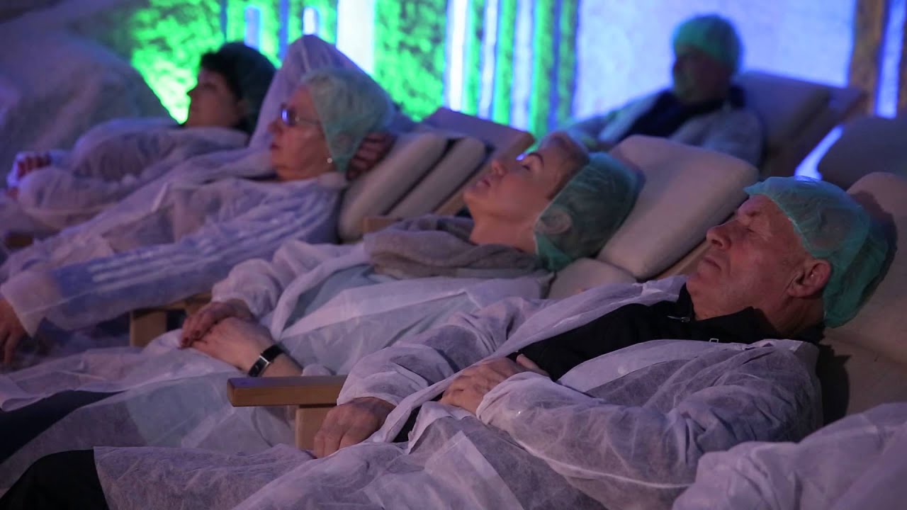 Druskų kambarys haloterapija Egles sanatorijoje Druskininkuose - YouTube