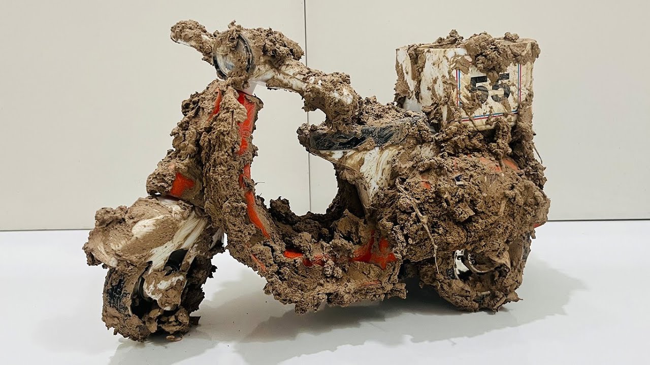 I Cleaned The DIRTIEST Motorcycle In The World | satisfying cleaning ...