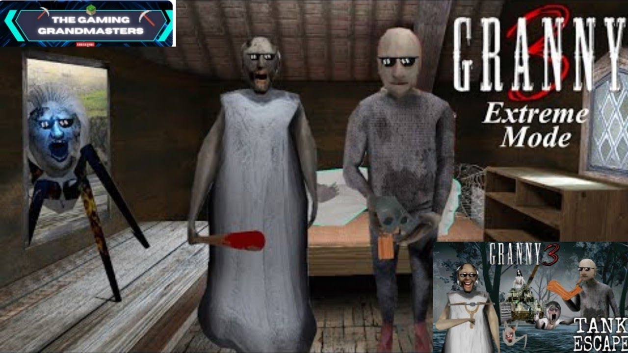 Granny 3 Enhanced Extreme Mode Full Gameplay|| granny 3 gameplay with grandpa - YouTube