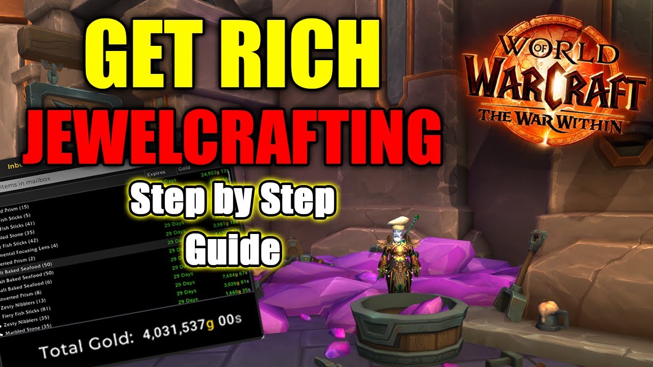 Jewelcrafting Step By Step Gold Guide How To Level Jewelcrafting New