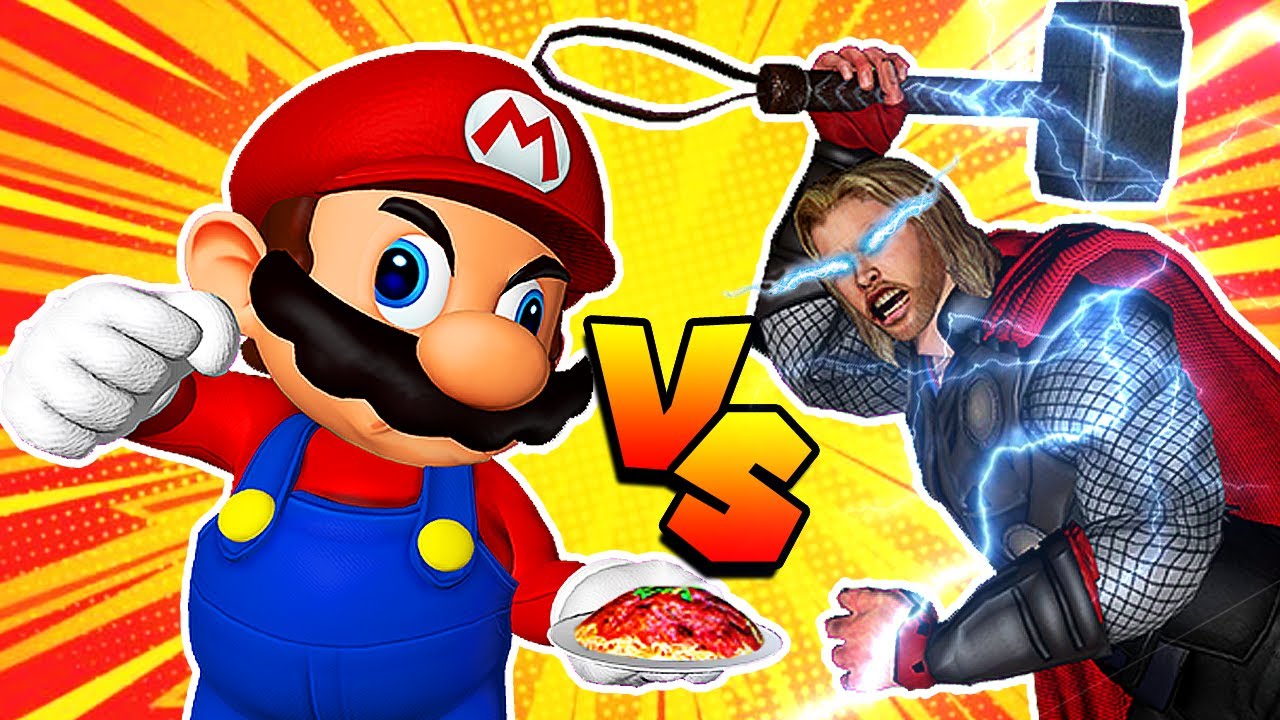Mario VS Thor: Spaghetti and Thunder - YouTube