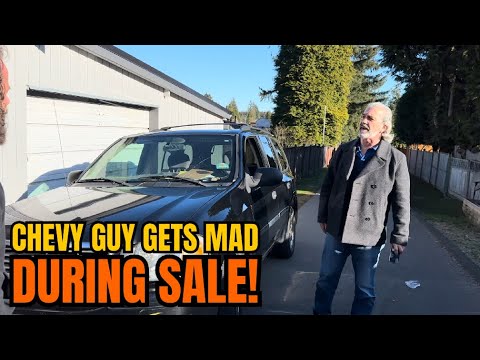 CHEVY GUY GETS MAD DURING SALE! - YouTube