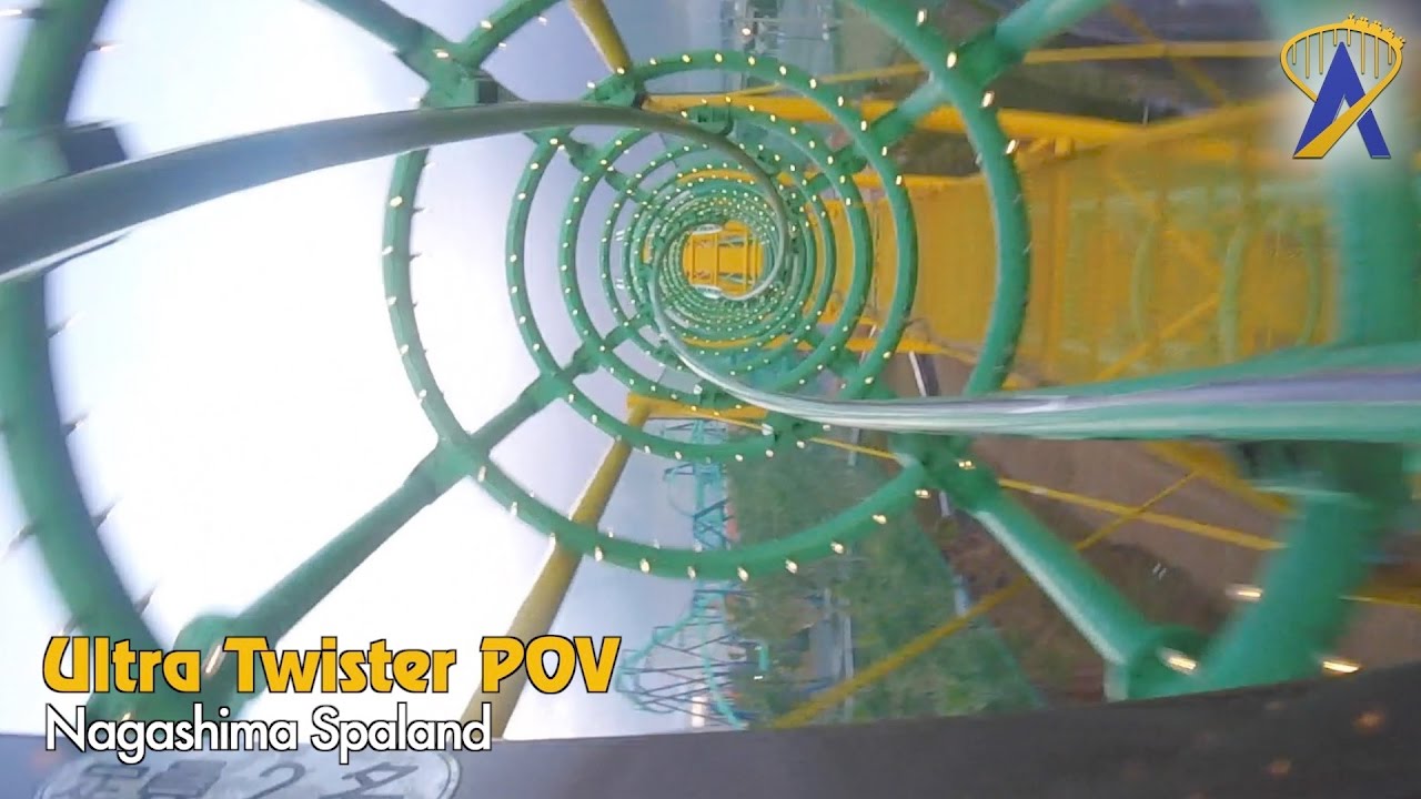 Ultra Twister Roller Coaster POV at Nagashima Spaland in Japan - YouTube