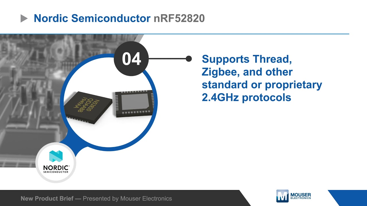 Nordic Semiconductor nRF52820 Bluetooth® 5.2 System-on-Chip (SoC) — New ...