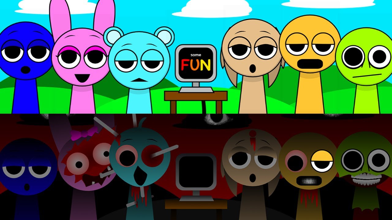 Sprunki Without Things😐Can you spot what they are missing?🫠incredibox ...