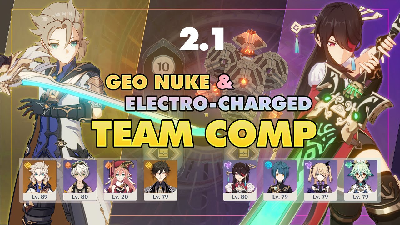 Albedo Main DPS & Beidou Main DPS - Floor 12 Spiral Abyss 2.1 - Genshin ...