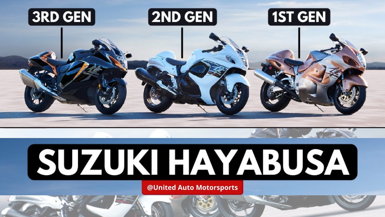 🔥 SUZUKI HAYABUSA All About | First | Second | Third | Generation Spec ...