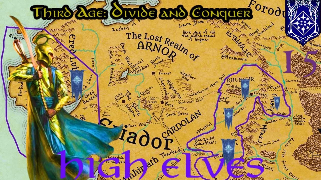 ELVEN EXPANSION ! - Third Age: Total War DAC V.5 - High Elves | #15 ...