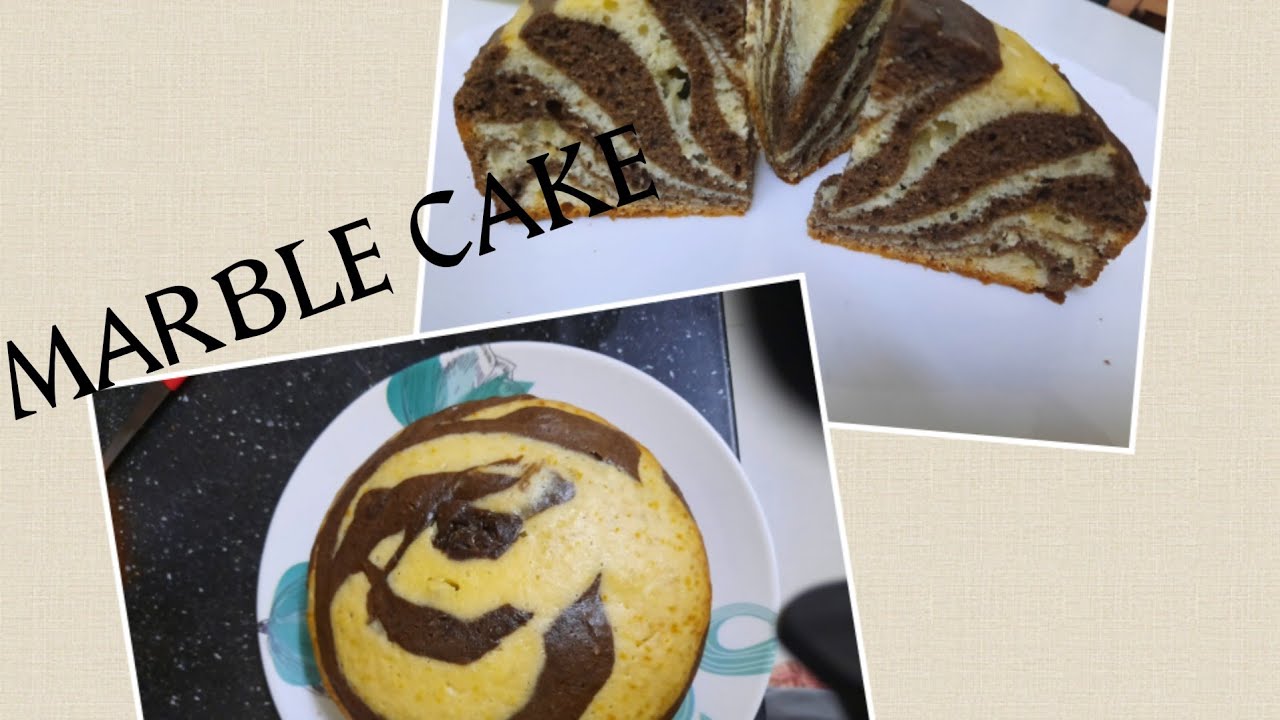 Marble cake in pressure cooker/zebra cake/No oven, no butter recipe ...