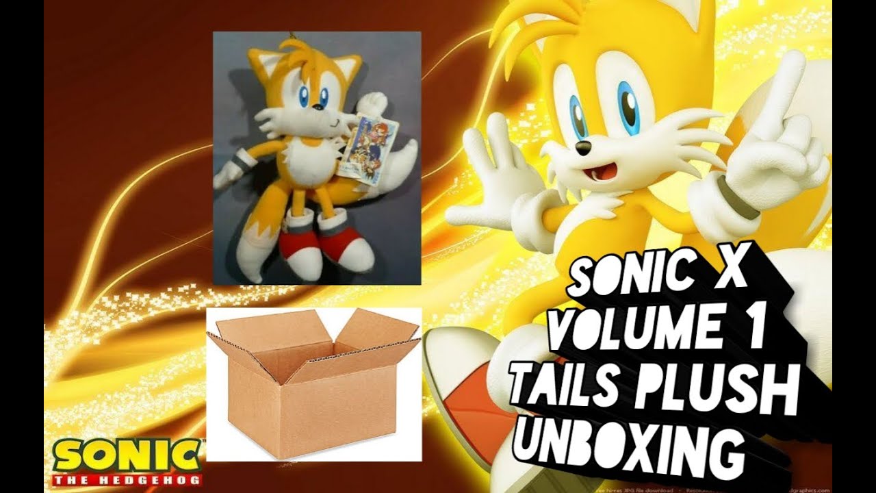 Sonic X Vol.1 Tails Plush Unboxing - YouTube