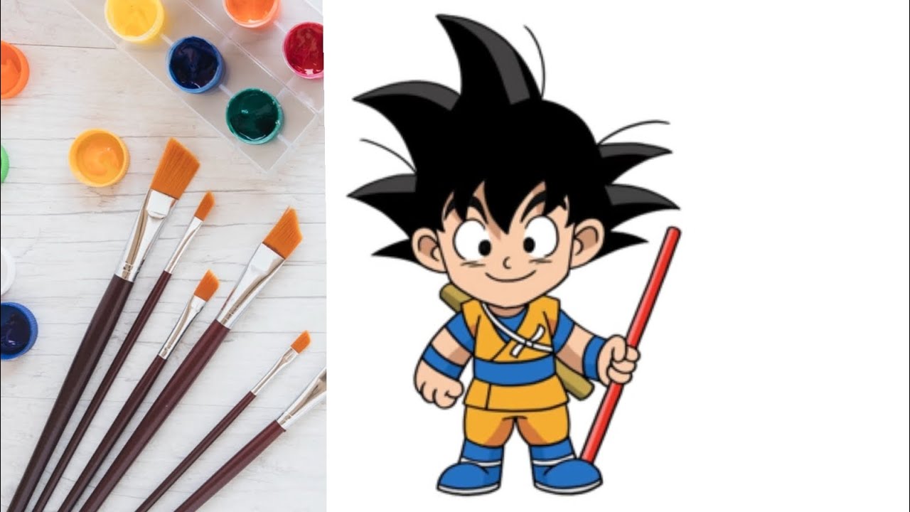 How To Draw Son Goku | Dragonball Daima - YouTube