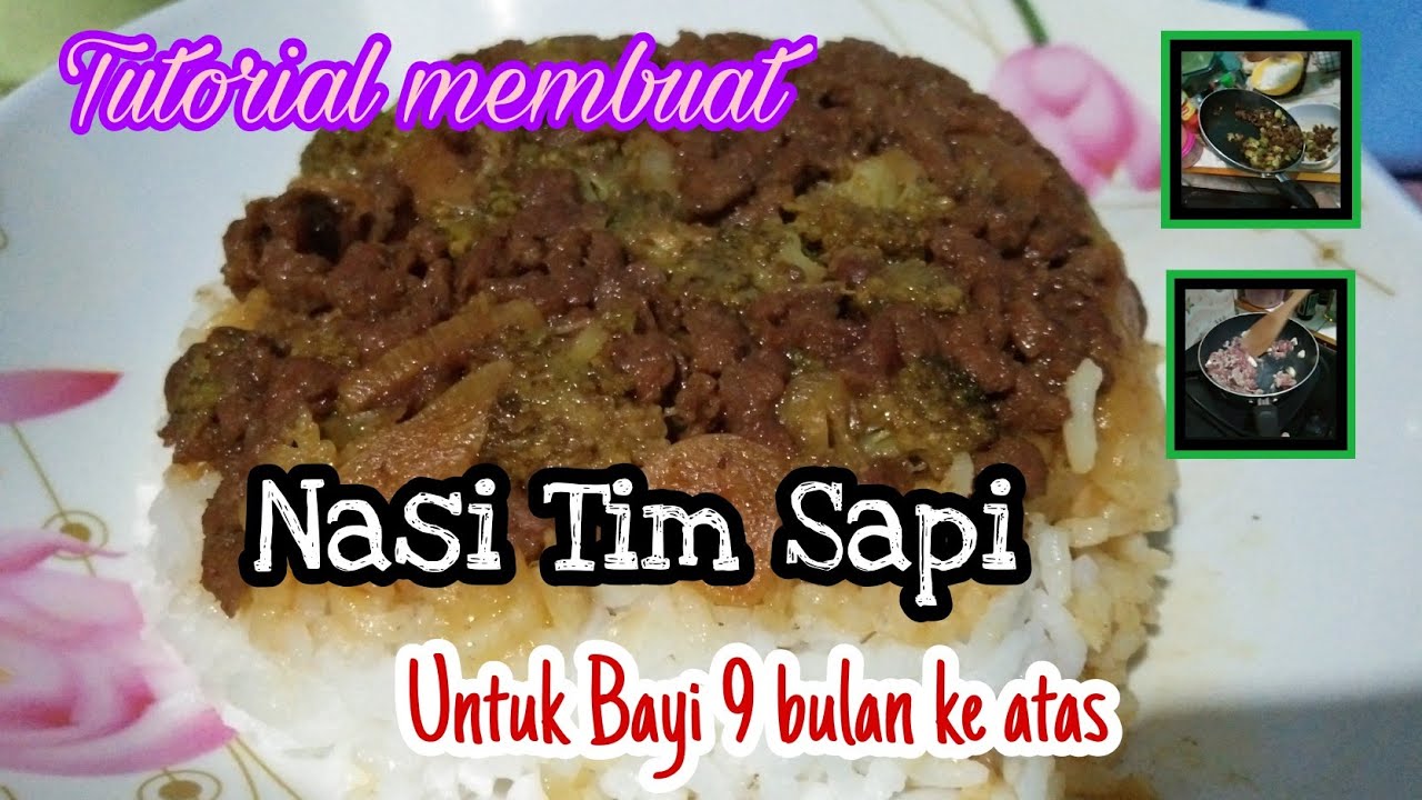 Nasi Tim Sapi Brokoli | Modifikasi 78 Resep MPASI dr. Meta Hanindhita ...