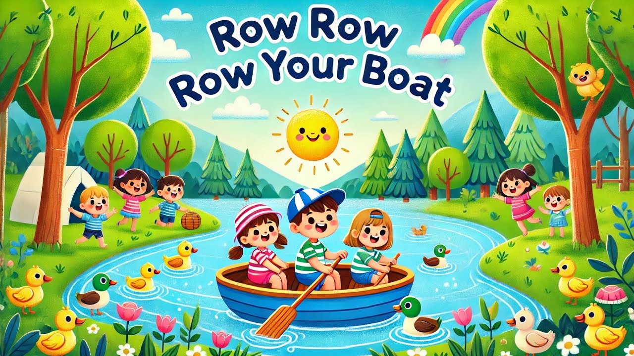 Row Row Row Your Boat: Kids Nursery Rhymes Songs - YouTube