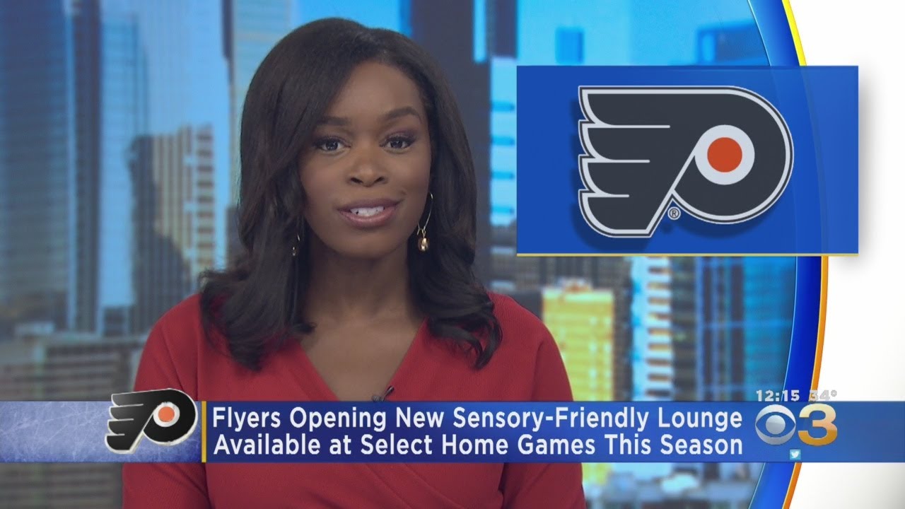 Philadelphia Flyers Opening New Sensory-Friendly Lounge - YouTube